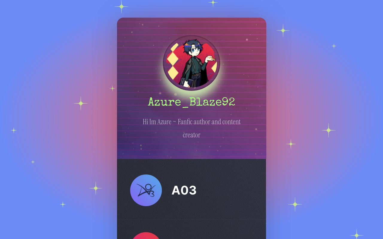 AzureBlaze92: Link Tree